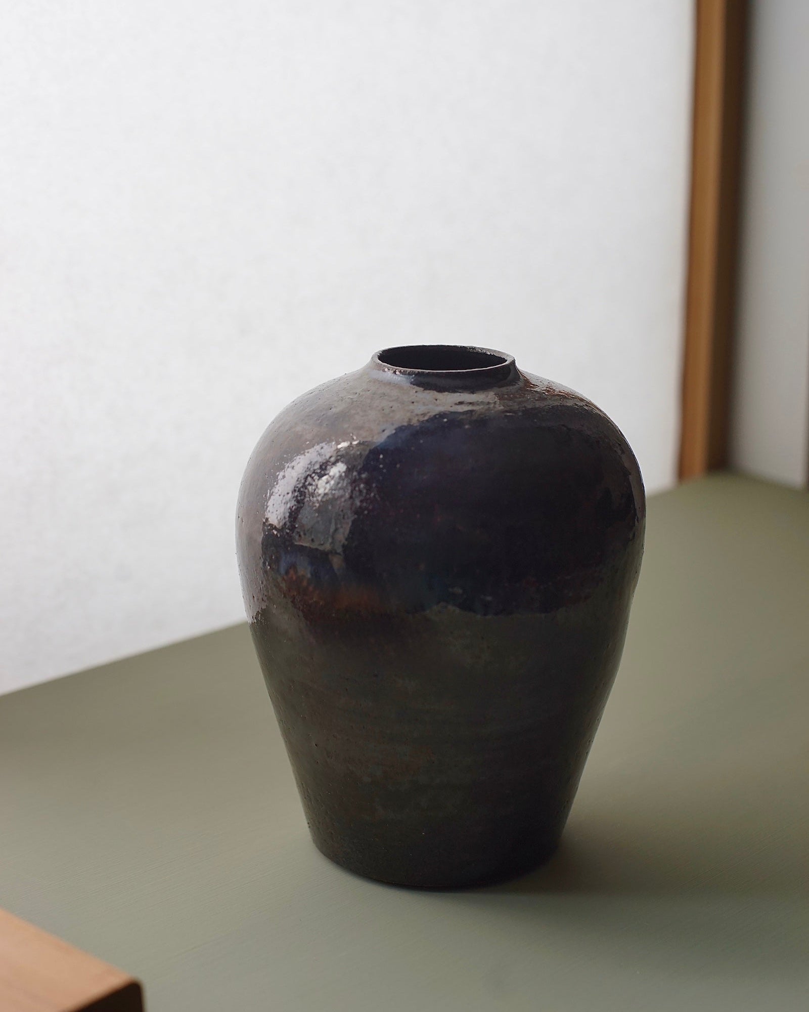 Wilson Emho Ceramics | Metallic glazed vase